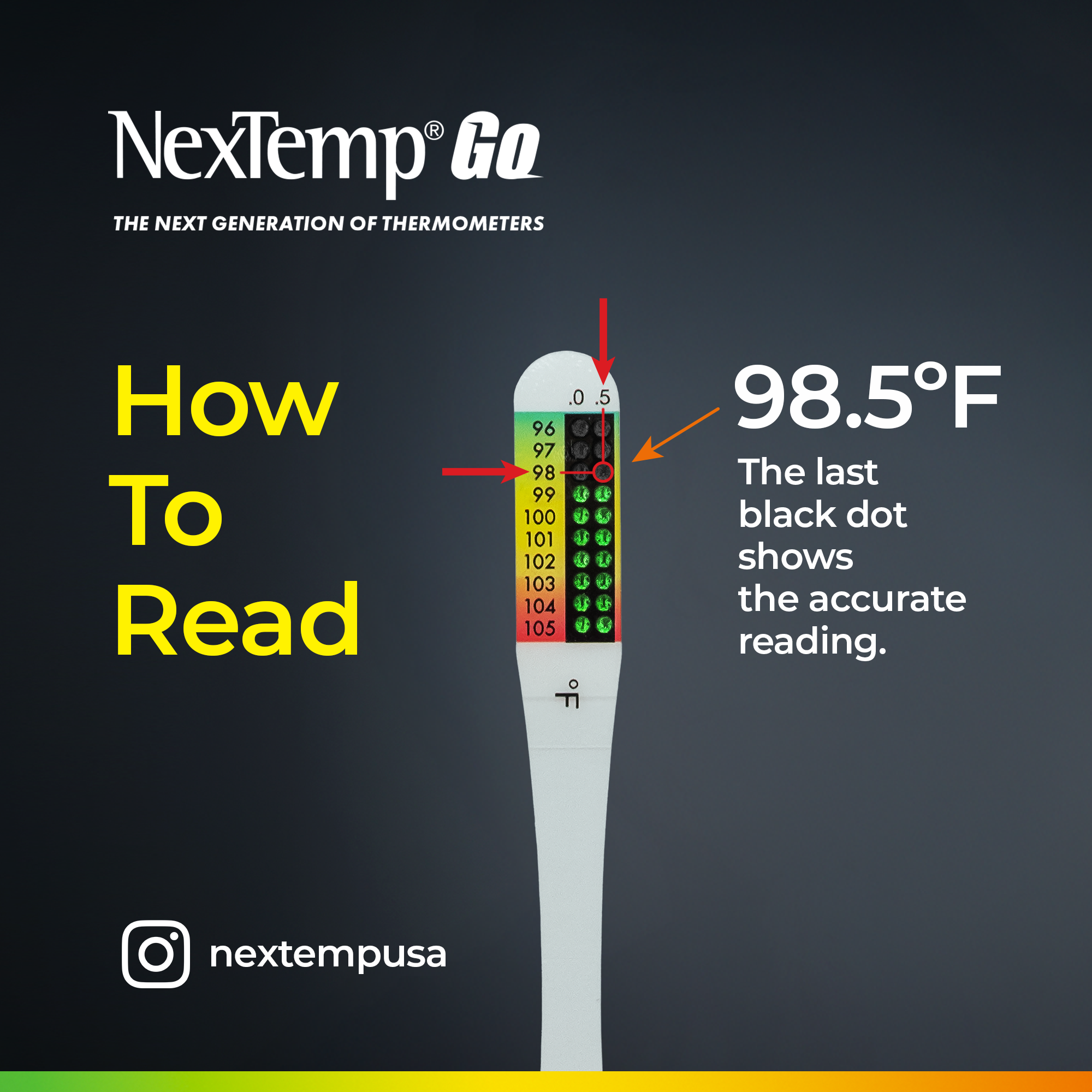 NexTemp® Go - Landing Page - Medical Indicators